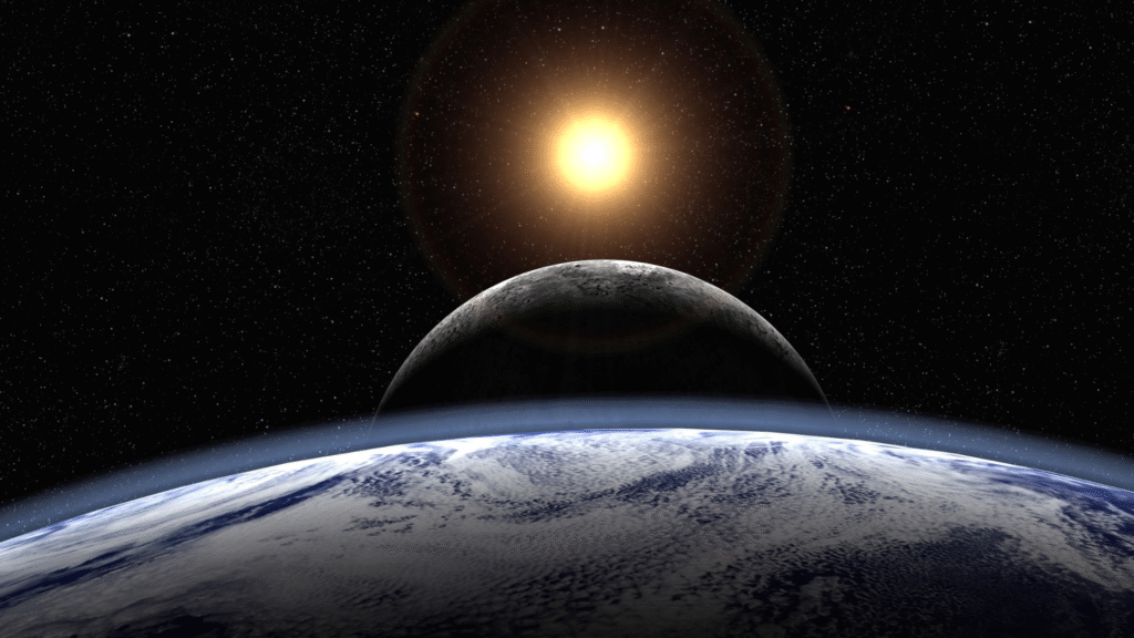 El Sol, La Luna y La Tierra